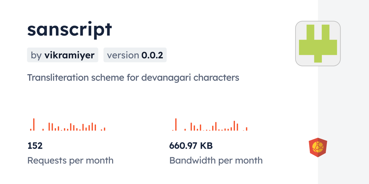 sanscript CDN by jsDelivr - A CDN for npm and GitHub