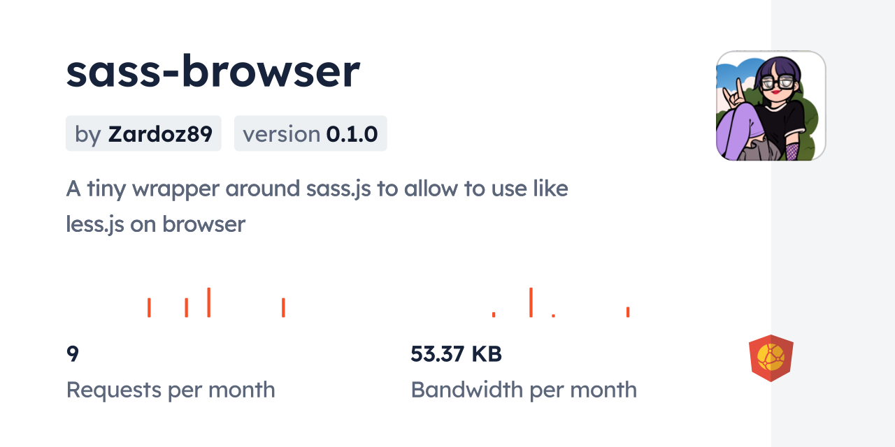 sass-browser CDN by jsDelivr - A CDN for npm and GitHub