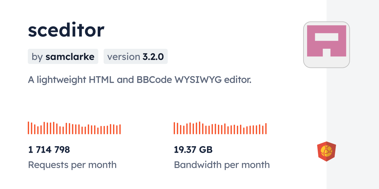 sceditor CDN by jsDelivr - A CDN for npm and GitHub