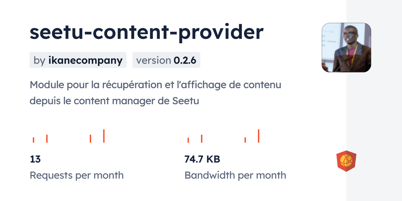 seetu-content-provider CDN by jsDelivr - A CDN for npm and GitHub