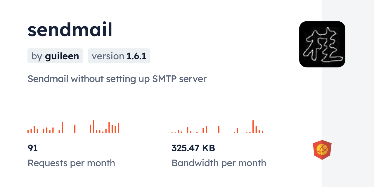 sendmail CDN by jsDelivr - A CDN for npm and GitHub