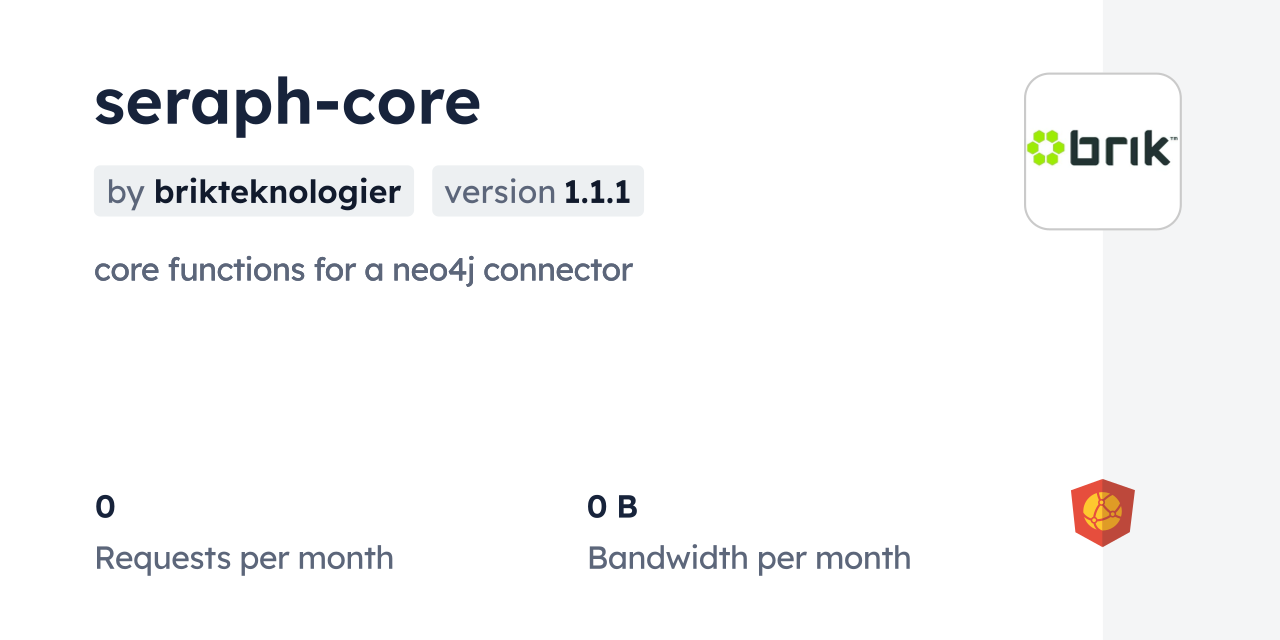 seraph-core CDN by jsDelivr - A CDN for npm and GitHub