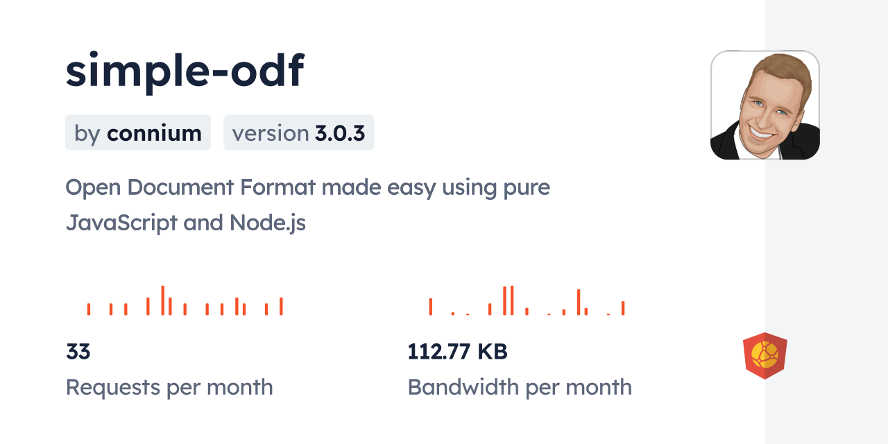 simple-odf CDN by jsDelivr - A CDN for npm and GitHub