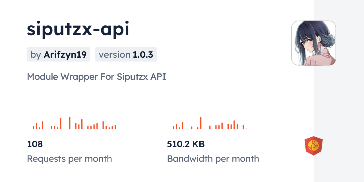 siputzx-api CDN by jsDelivr - A CDN for npm and GitHub