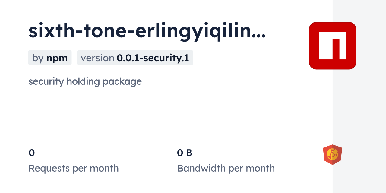 sixth-tone-erlingyiqilingqi-erlingyiqiyiling CDN by jsDelivr - A CDN for npm and GitHub