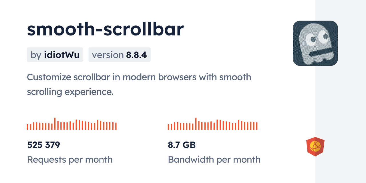 smooth-scrollbar CDN by jsDelivr - A CDN for npm and GitHub
