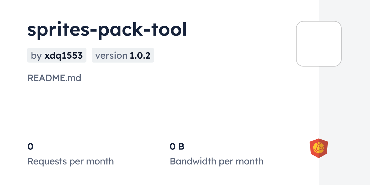 sprites-pack-tool CDN by jsDelivr - A CDN for npm and GitHub