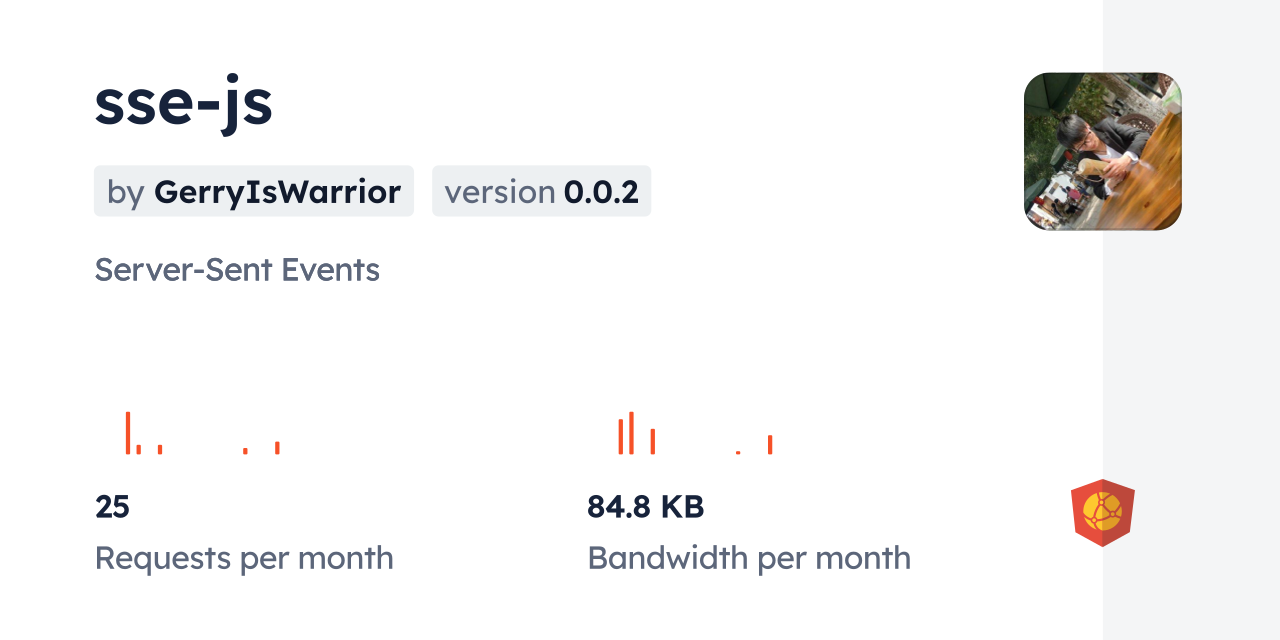 sse-js CDN by jsDelivr - A CDN for npm and GitHub