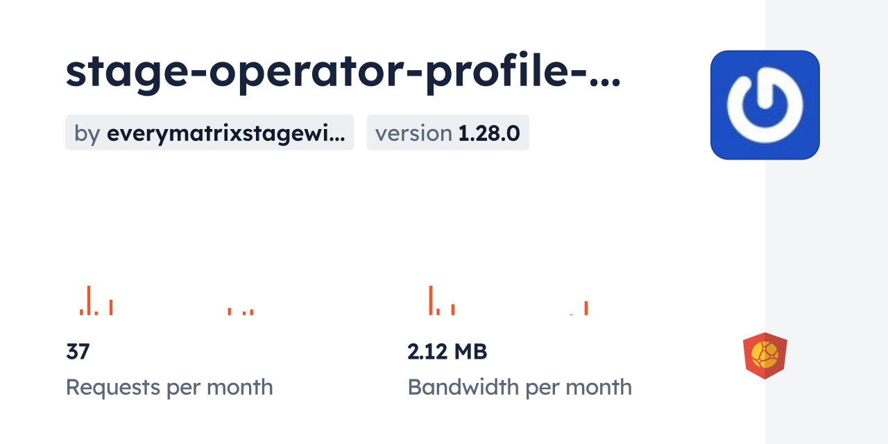 stage-operator-profile-dashboard CDN by jsDelivr - A CDN for npm and GitHub