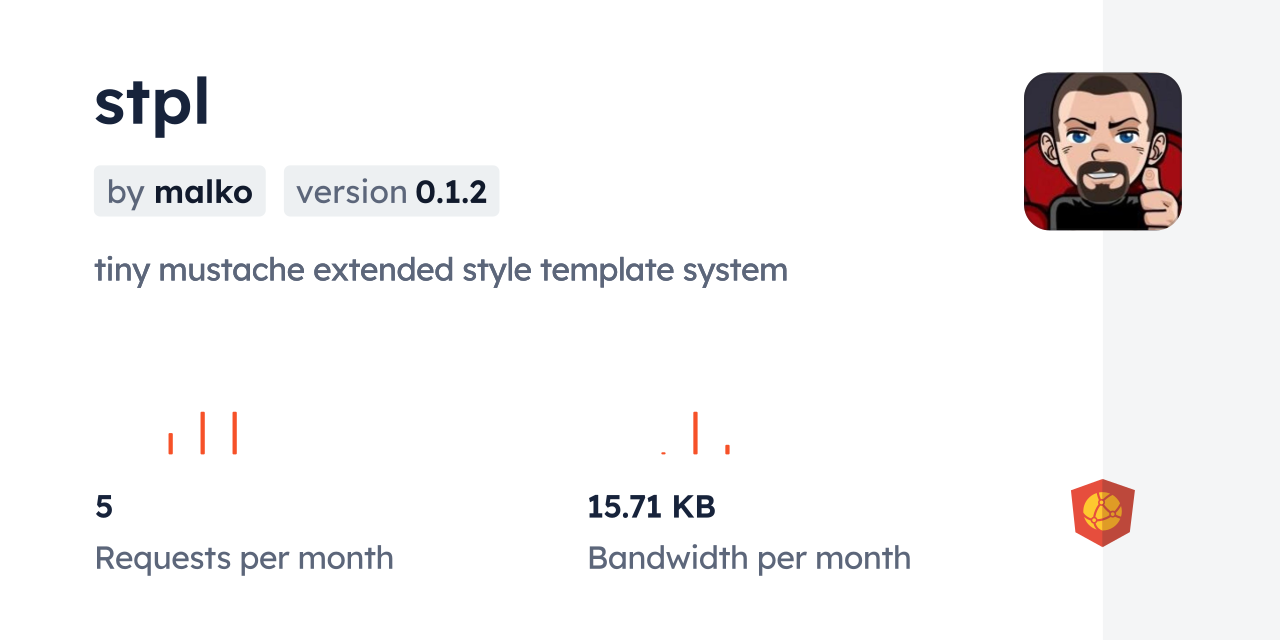 stpl CDN by jsDelivr - A CDN for npm and GitHub
