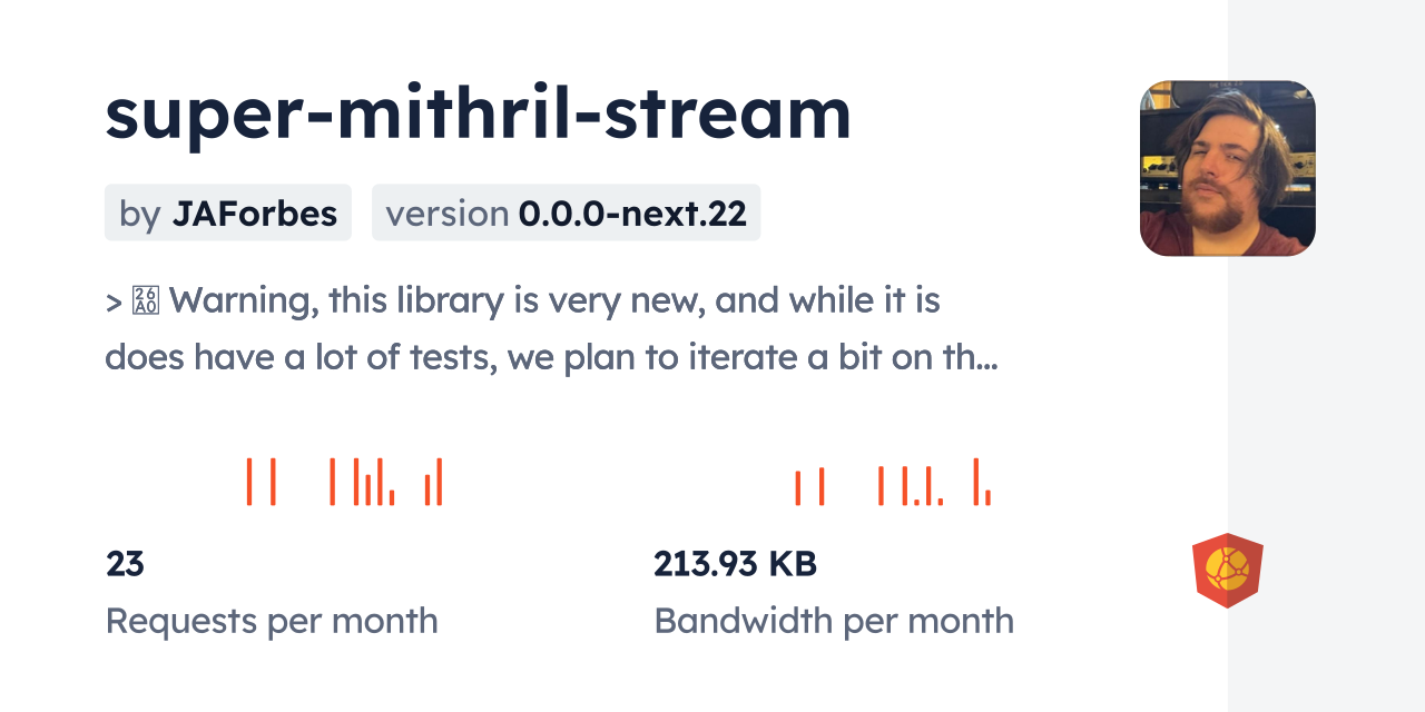 super-mithril-stream CDN by jsDelivr - A CDN for npm and GitHub