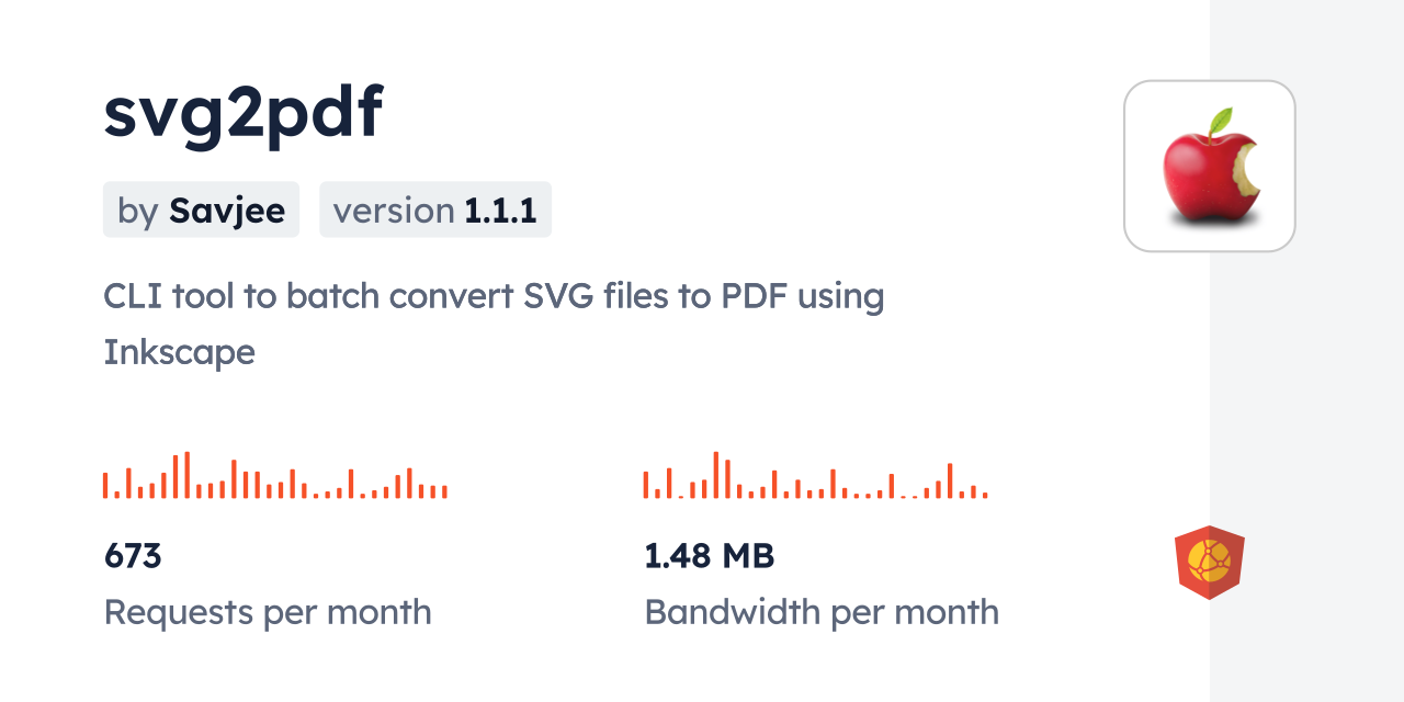svg2pdf CDN by jsDelivr - A CDN for npm and GitHub