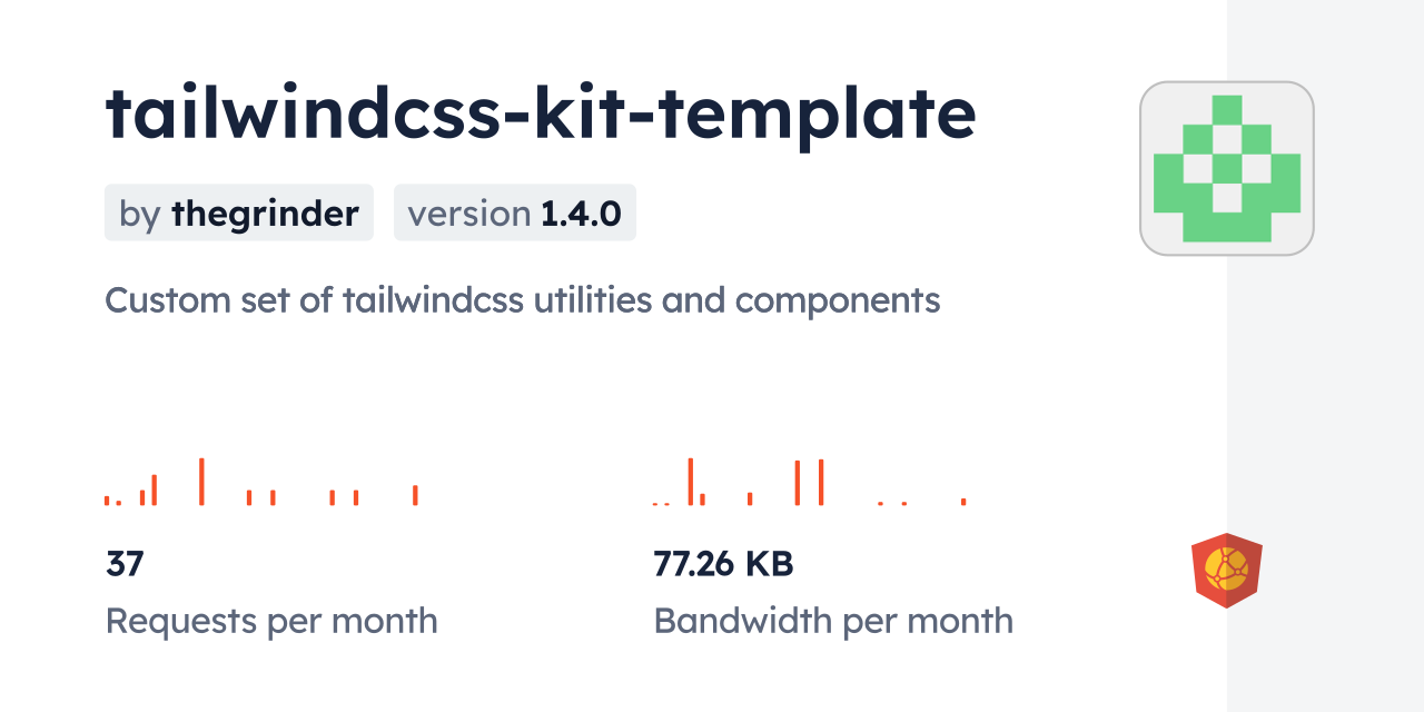 tailwindcss-kit-template CDN by jsDelivr - A CDN for npm and GitHub