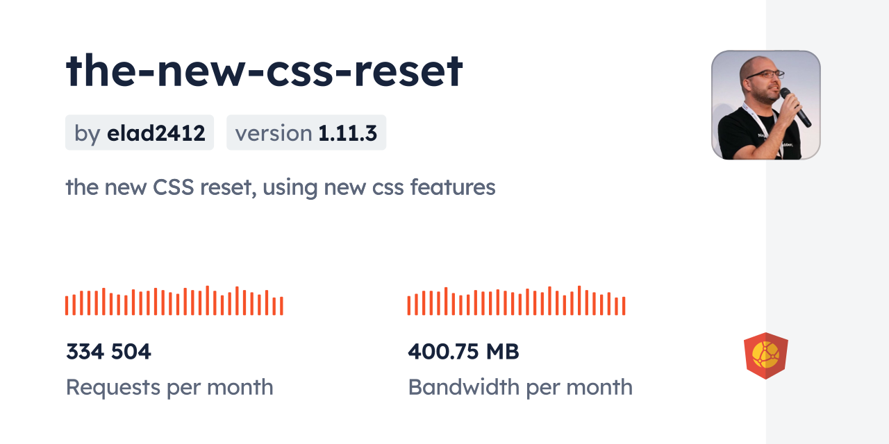 the-new-css-reset CDN by jsDelivr - A CDN for npm and GitHub