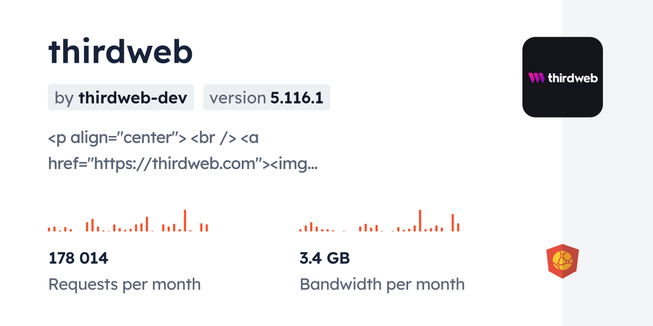 thirdweb CDN by jsDelivr - A CDN for npm and GitHub