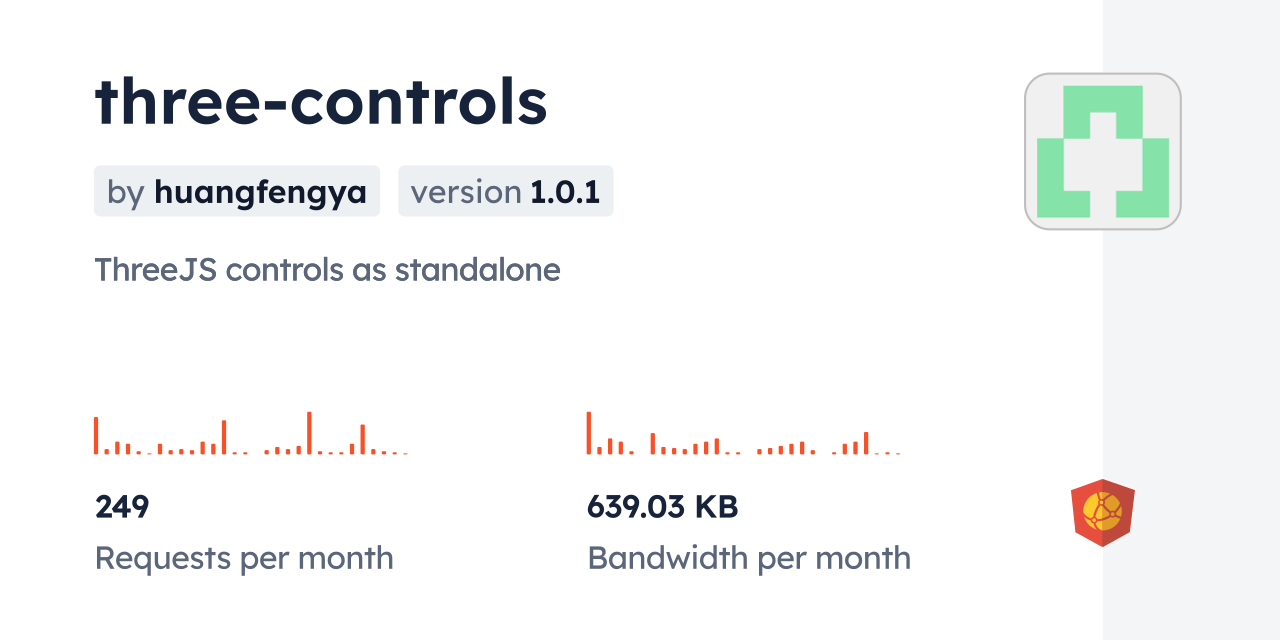 three-controls CDN by jsDelivr - A CDN for npm and GitHub