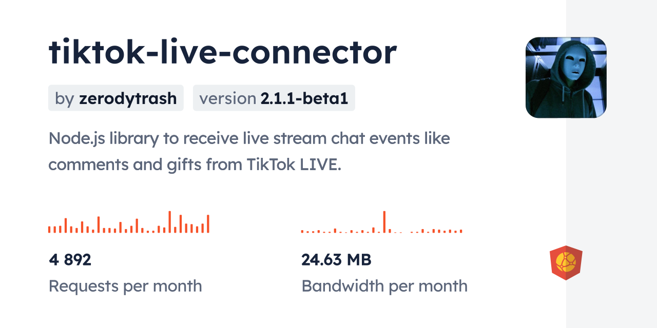 tiktok-live-connector CDN by jsDelivr - A CDN for npm and GitHub