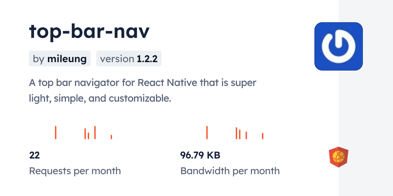 top-bar-nav CDN by jsDelivr - A CDN for npm and GitHub
