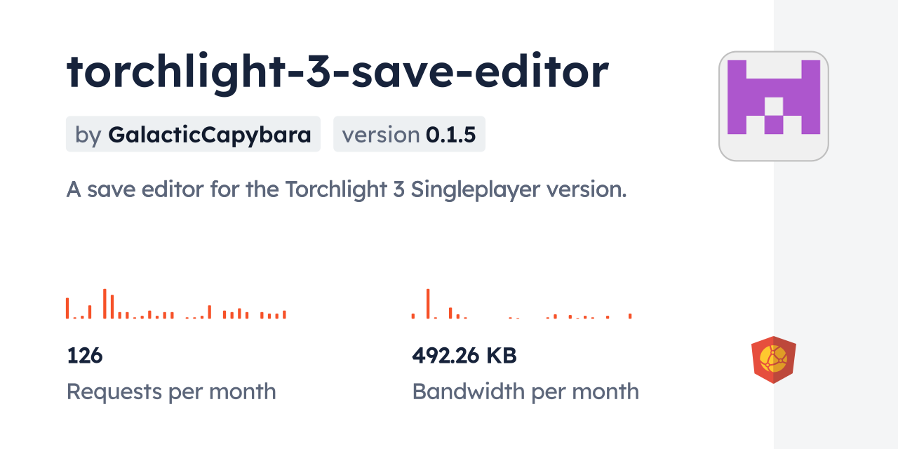 torchlight-3-save-editor CDN by jsDelivr - A CDN for npm and GitHub