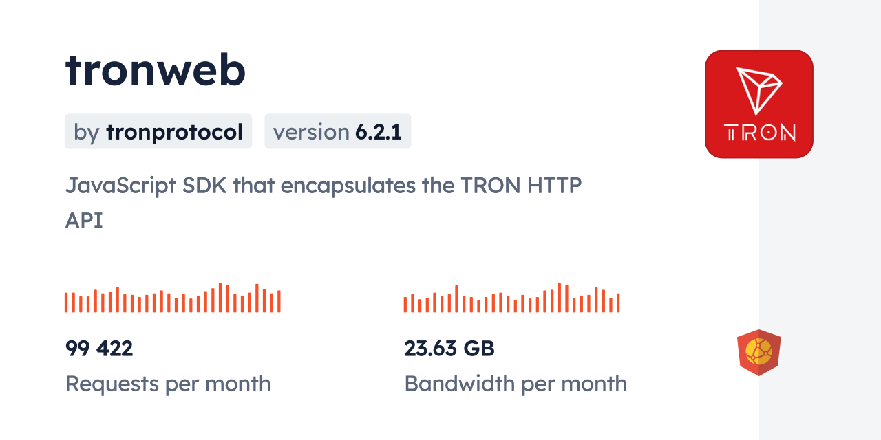 tronweb CDN by jsDelivr - A CDN for npm and GitHub