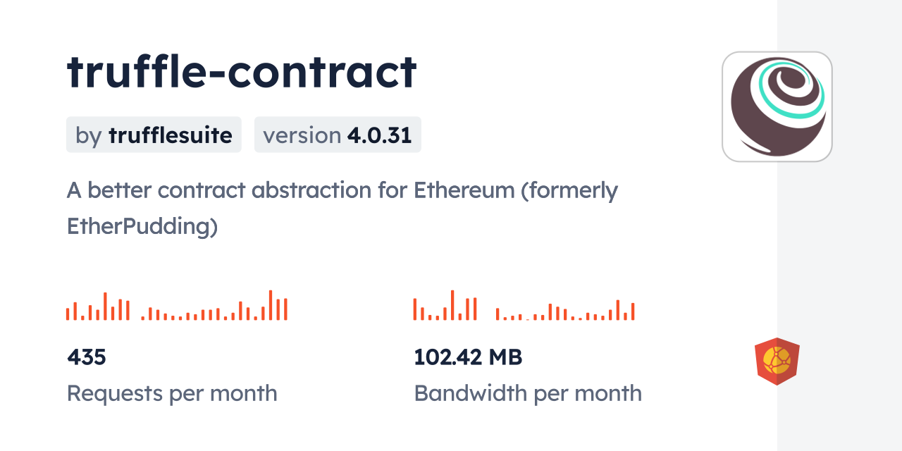 truffle-contract CDN by jsDelivr - A CDN for npm and GitHub