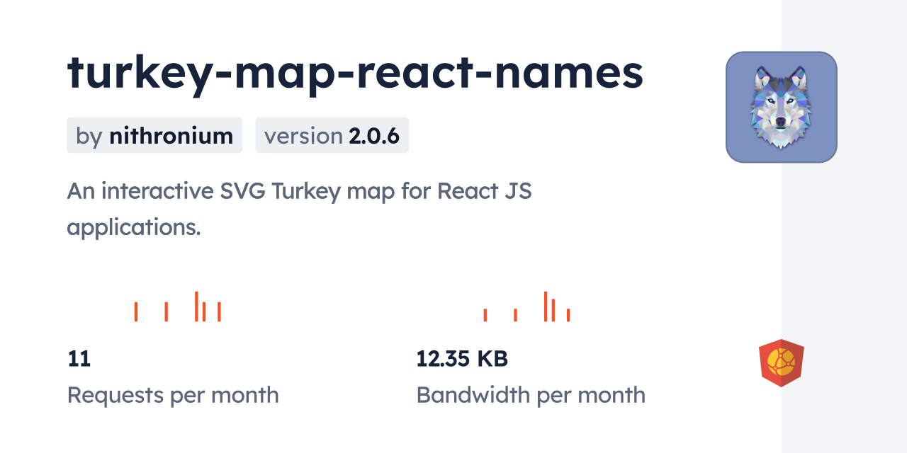 turkey-map-react-names CDN by jsDelivr - A CDN for npm and GitHub