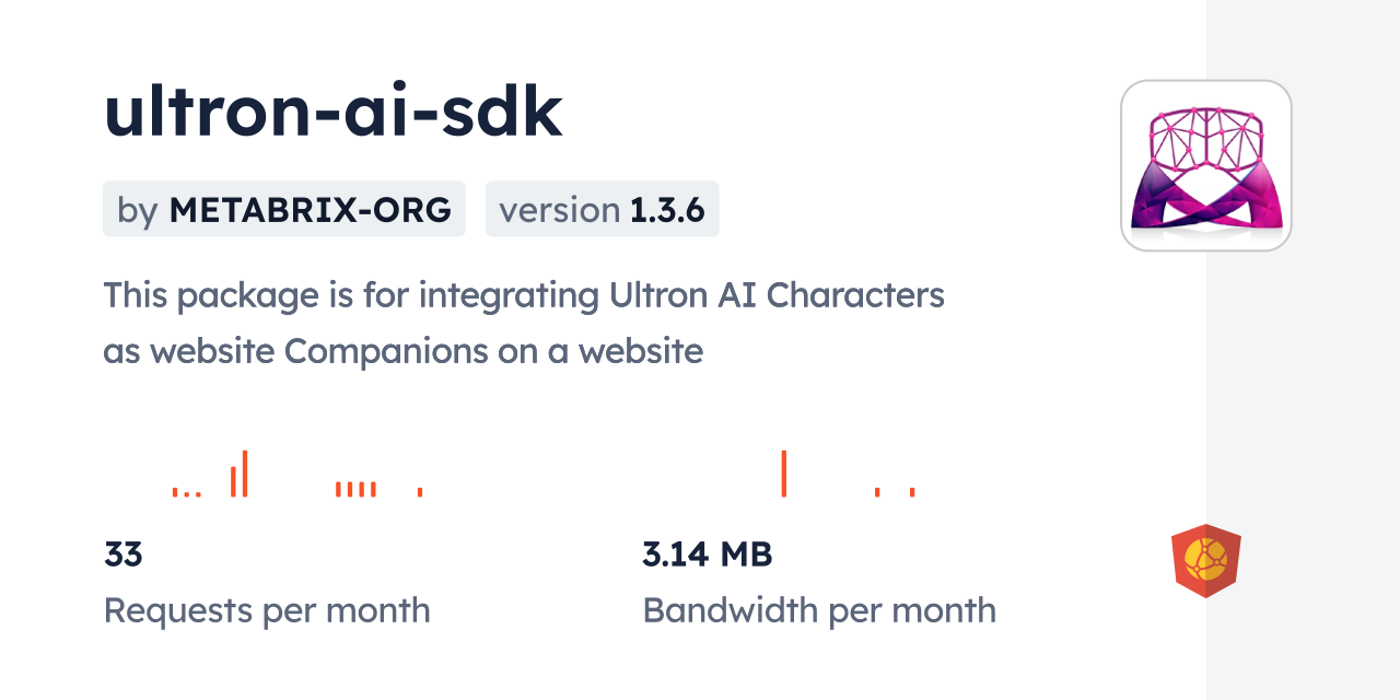 ultron-ai-sdk CDN by jsDelivr - A CDN for npm and GitHub