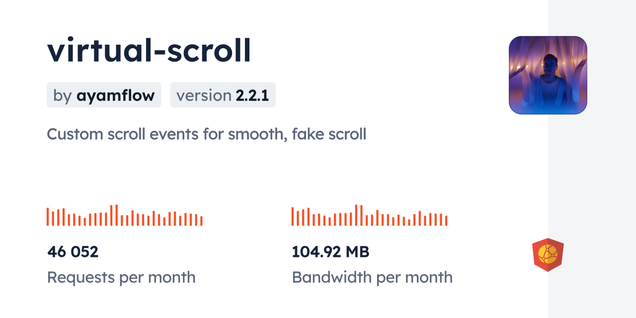 virtual-scroll CDN by jsDelivr - A CDN for npm and GitHub
