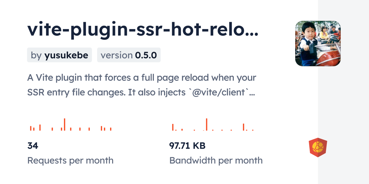 vite-plugin-ssr-hot-reload CDN by jsDelivr - A CDN for npm and GitHub