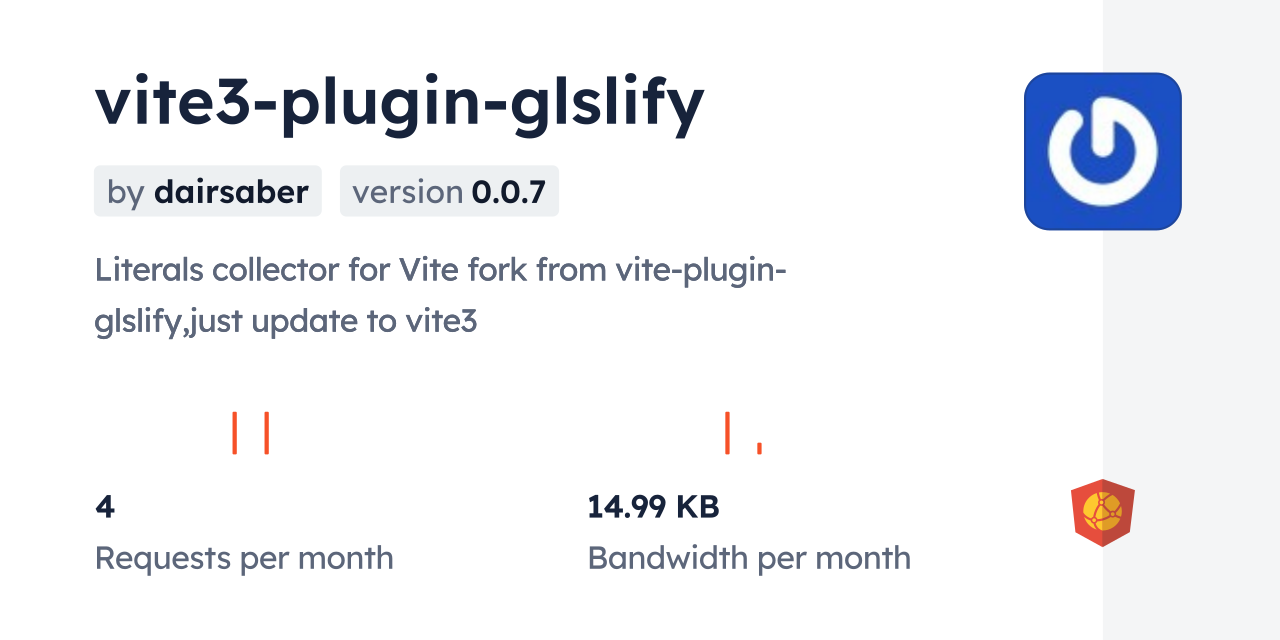 vite3-plugin-glslify CDN by jsDelivr - A CDN for npm and GitHub