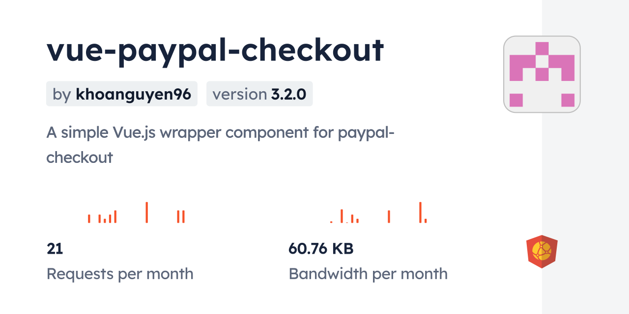 vue-paypal-checkout CDN by jsDelivr - A CDN for npm and GitHub