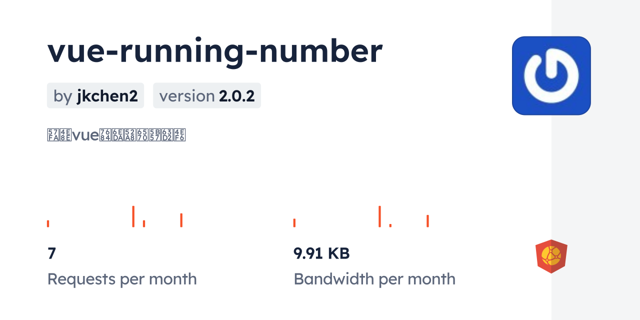 vue-running-number CDN by jsDelivr - A CDN for npm and GitHub