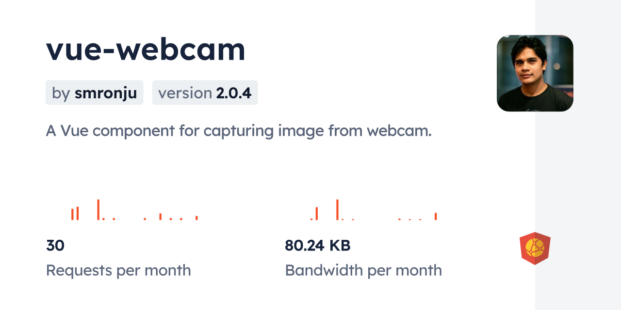 vue-webcam CDN by jsDelivr - A CDN for npm and GitHub