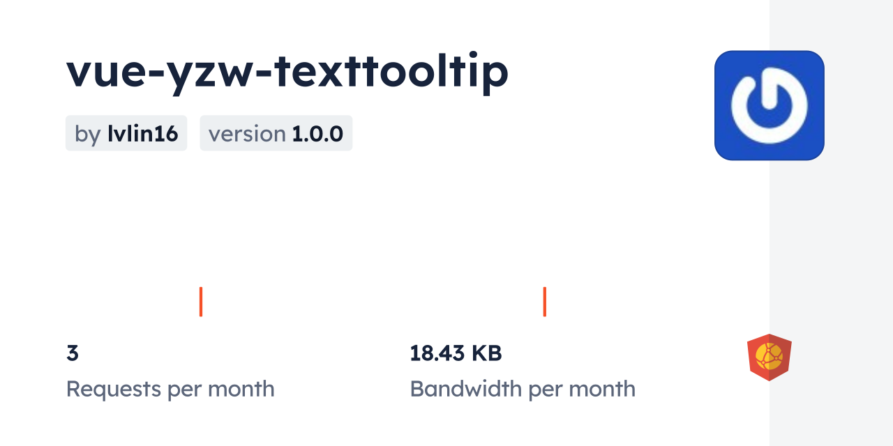 vue-yzw-texttooltip CDN by jsDelivr - A CDN for npm and GitHub