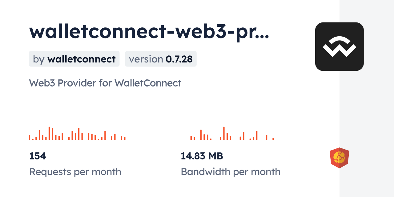 walletconnect-web3-provider CDN by jsDelivr - A CDN for npm and GitHub