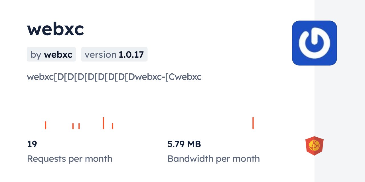 webxc CDN by jsDelivr - A CDN for npm and GitHub