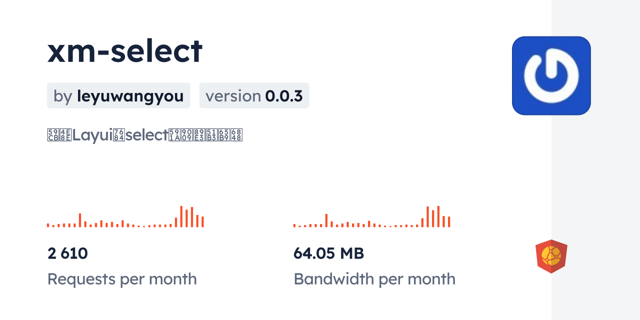 xm-select CDN by jsDelivr - A CDN for npm and GitHub