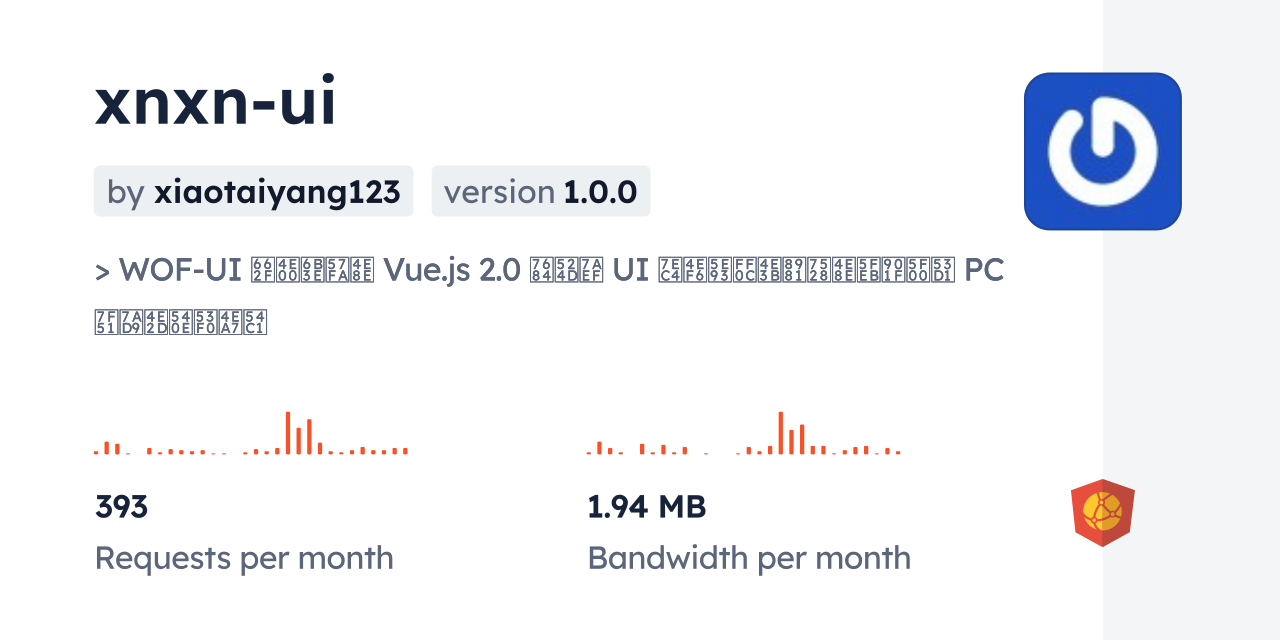 xnxn-ui CDN by jsDelivr - A CDN for npm and GitHub