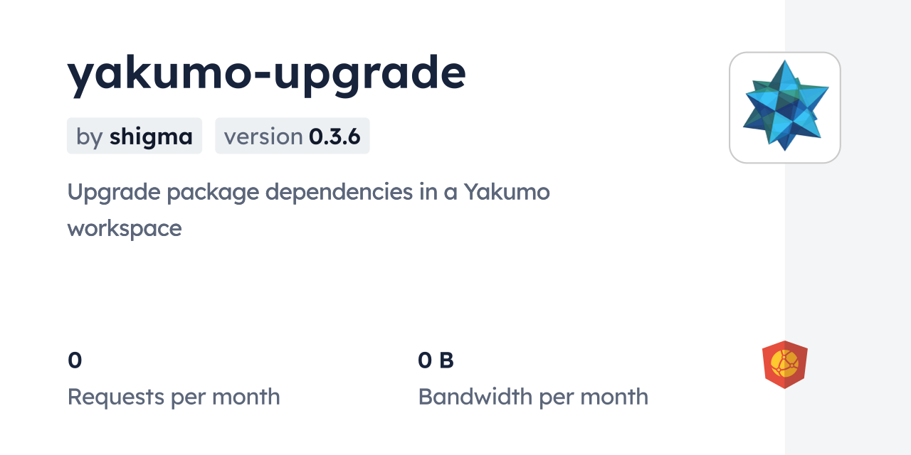 yakumo-upgrade CDN by jsDelivr - A CDN for npm and GitHub