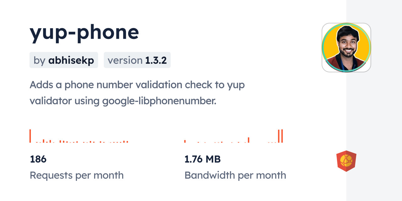 yup-phone CDN by jsDelivr - A CDN for npm and GitHub